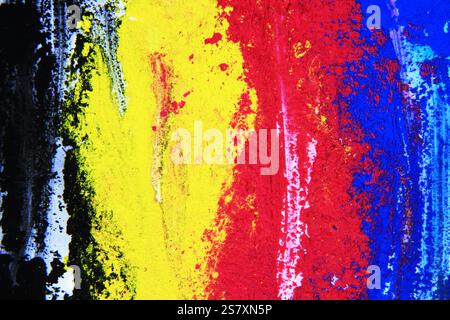 cmyk laser powder isolated as color background Stock Photo - Alamy