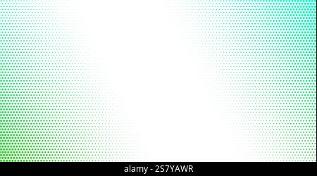 Green gradient dotted background. Halftone effect circle vector ...