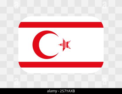 Cyprus flag - rounded rectangle colorful flag representing a country ...