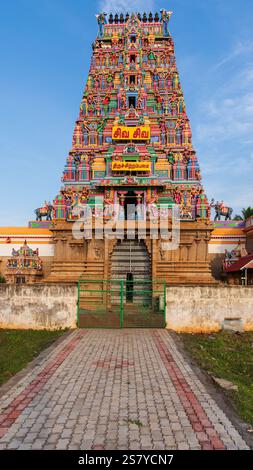 Tamil Nadu temple gopurams are towering, ornate gateways marking sacred ...