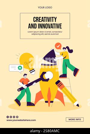 Explore Your Creativity Cartoon Social Media Templates for Creative ...