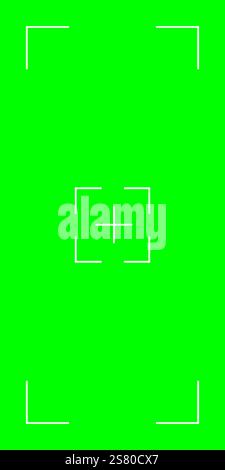 Vertical green background for chroma key effects. Features tracking ...