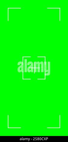 Vertical green background for chroma key effects. Features tracking ...