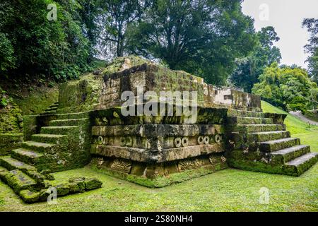 Stone structures near Palacio Maler. Tikal National Park, Guatemala ...