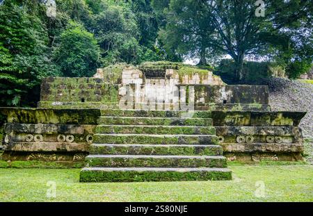 Stone structures near Palacio Maler. Tikal National Park, Guatemala ...