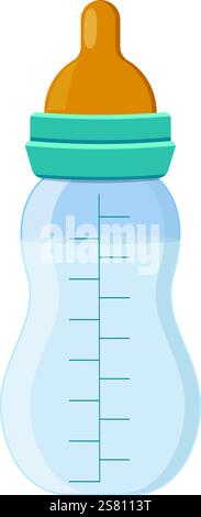 Insulated baby bottle of milk, infant formula Stock Vector Image & Art ...