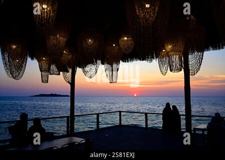 Sunset near Pare Pare,Sulawesi,Indonesia,Asia Stock Photo - Alamy