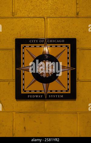 Chicago, Illinois, USA - January 13th 2025: Chicago's underground ...