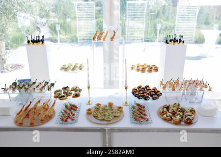 sandwiches for social event banquet such as wedding or baptism with ...