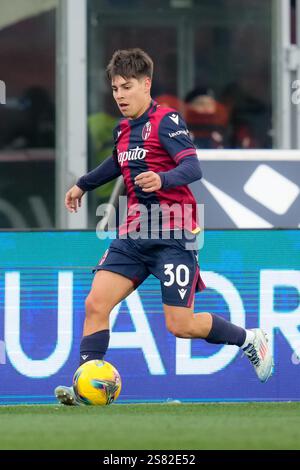 Benjamin Dominguez (Bologna Fc) in action during Bologna FC vs AC Milan ...