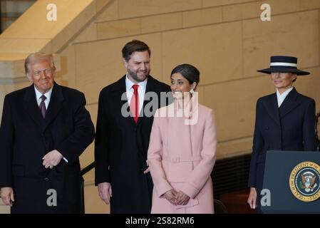 Vice President JD Vance and second lady Usha Vance arrive on Air Force ...