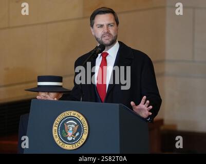 Vice President JD Vance speaks at the National Catholic Prayer ...