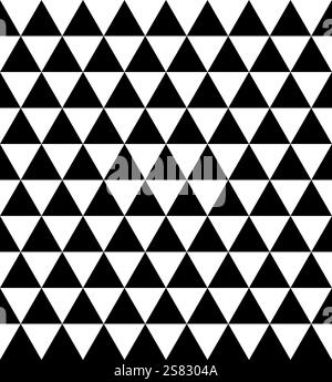 triangle - triangular pattern with equilateral triangles, black and ...