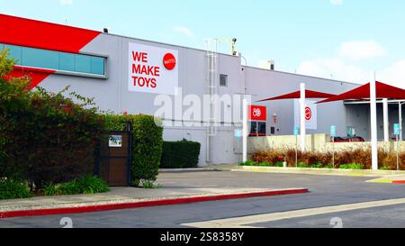 Mattel headquarters building. Mattel is an American multinational toy ...