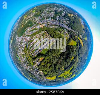 Aerial view, Bharat Forge CDP GmbH factory site and town view in ...
