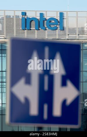 Gdansk, Poland. 20 January 2025. Gdansk R&D centre of Intel Corporation ...
