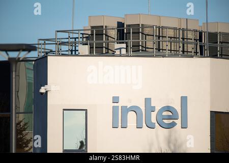 Gdansk, Poland. 20 January 2025. Gdansk R&D centre of Intel Corporation ...