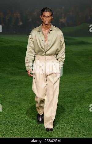 ZEGNA Menswear Fall-Winter 2026-27 runway during Paris Fashion Week ...