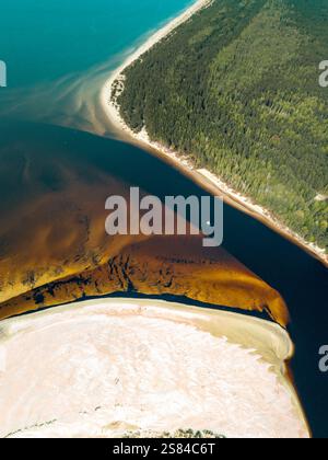 White boat on a winding river in summer, Poland, Europe Stock Photo - Alamy