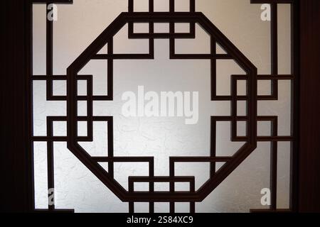 Traditional window of Hanok. Korean traditional window or Door Stock ...