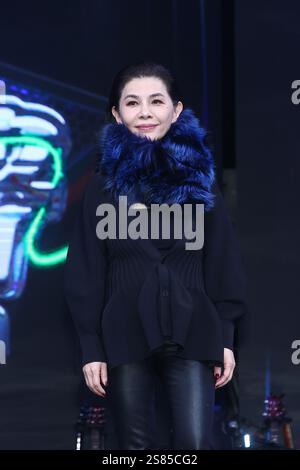 TAIPEI, CHINA - JANUARY 21, 2025 - Taiwanese female singer Stella ...