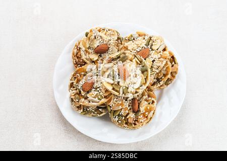Florentine Cookies with mixed nut and dried fruits and seeds. Gluten ...
