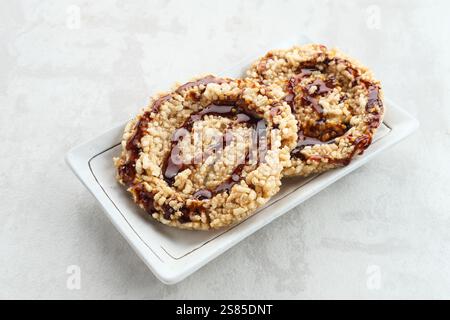 Intip Nasi (Rice Crackers) Indonesian traditional snack Stock Photo - Alamy