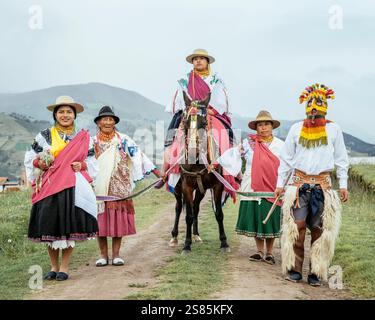 Festival of Light (Inti Raymi festival) Cochas Community, Angochagua ...
