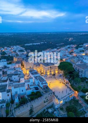 Aerial view of Castro, Lecce, Salento, Apulia, Italy, Europe Stock ...