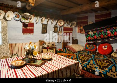 Inside a traditional house, Luca Ioan and Elena guesthouse, village of ...