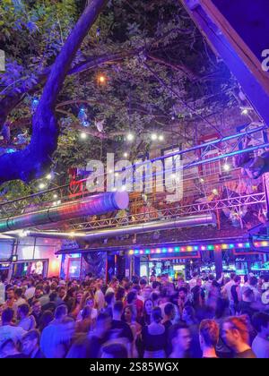 Hungary, Budapest, the Instant-Fogas Ruin Bar. Ruin bars or ruin pubs ...