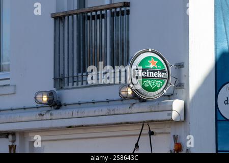 Heineken logo. Heineken is a Dutch multinational brewing company ...