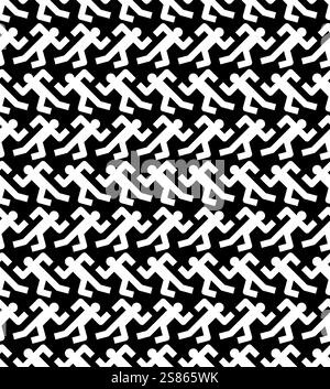 Running man pattern seamless. Run background Stock Vector Image & Art ...