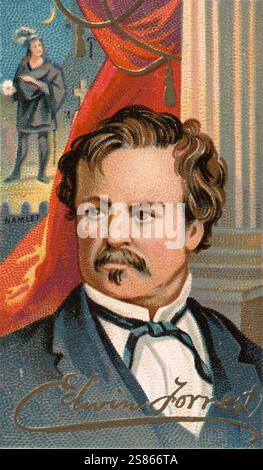 Edwin Forrest (1806-1872), great American actor and tragedian in ...