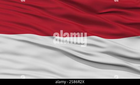 Closeup Monaco Flag, Waving in the Wind, High Resolution Stock Photo ...
