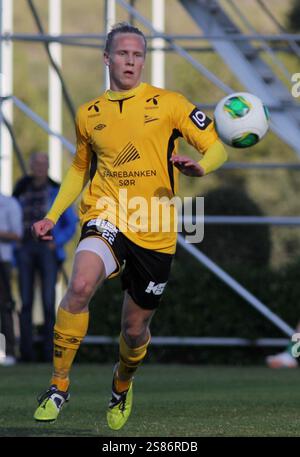 Lars-Jørgen Salvesen of Derby County has a disallowed goal during the ...