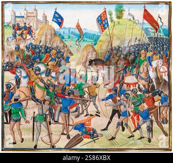BATTLE OF CRECY 1346 Stock Photo - Alamy