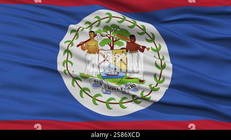 High resolution flag of Belize Stock Photo - Alamy