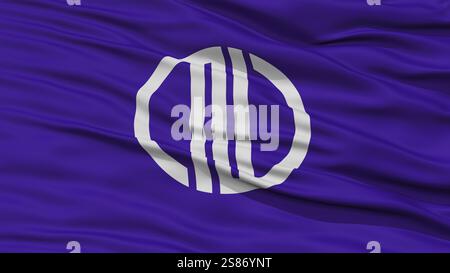 Closeup of Sendai Flag, Capital of Japan Prefecture Stock Photo - Alamy
