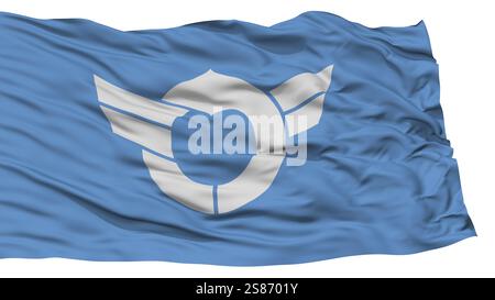 Shiga, prefecture of Japan. High resolution satellite map. Locations ...