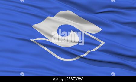 Closeup of Shizuoka Flag, Capital of Japan Prefecture Stock Photo - Alamy
