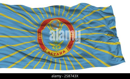 Isolated Astana City Flag Stock Photo - Alamy