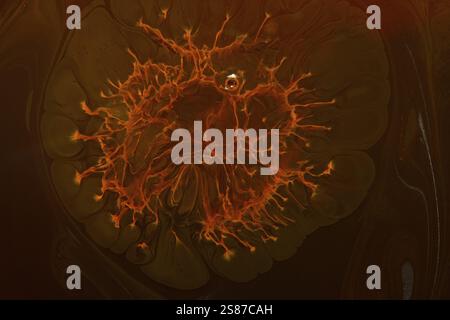 Abstract creative marble pattern texture. Traditional art of Ebru ...