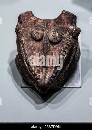 Zoomorphic figure, (crocodile) Chalcolithic, fifth millennium BC ...