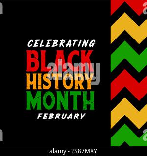 Black History Month. African American History arm fist vector ...
