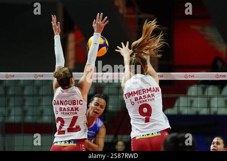 Katarina Dangubic of Galatasaray during the match between Reale Mutua ...