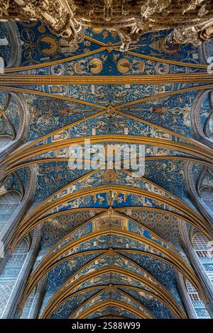 Stunning interior view of Sainte-Cecile Cathedral in Albi, Occitanie ...