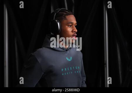 Preston North End's Jayden Meghoma during the Sky Bet Championship ...