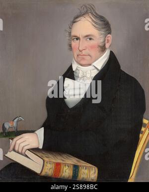 Ammi Phillips - Mrs. Reuben Allerton (Lois Atherton Stock Photo - Alamy