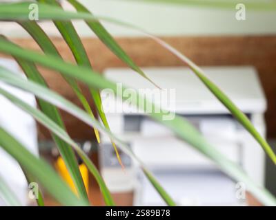 Printer, copier, scanner. Office table Stock Photo - Alamy